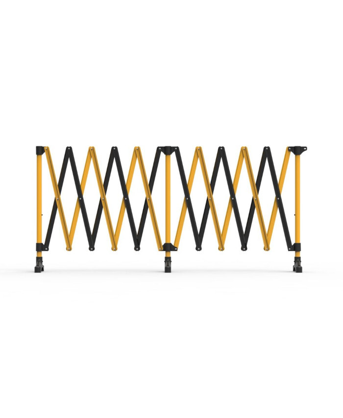 Port-a-Guard Expandable Barrier 6m - Black/Yellow
