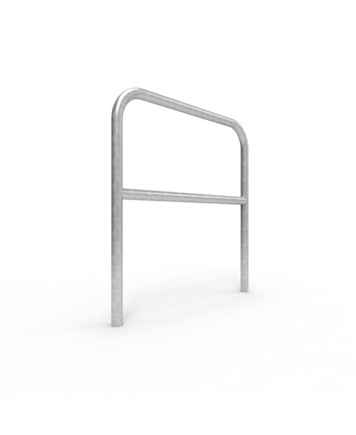 U-Bar Double Rail 1m Below Ground - Galvanised - Barrier