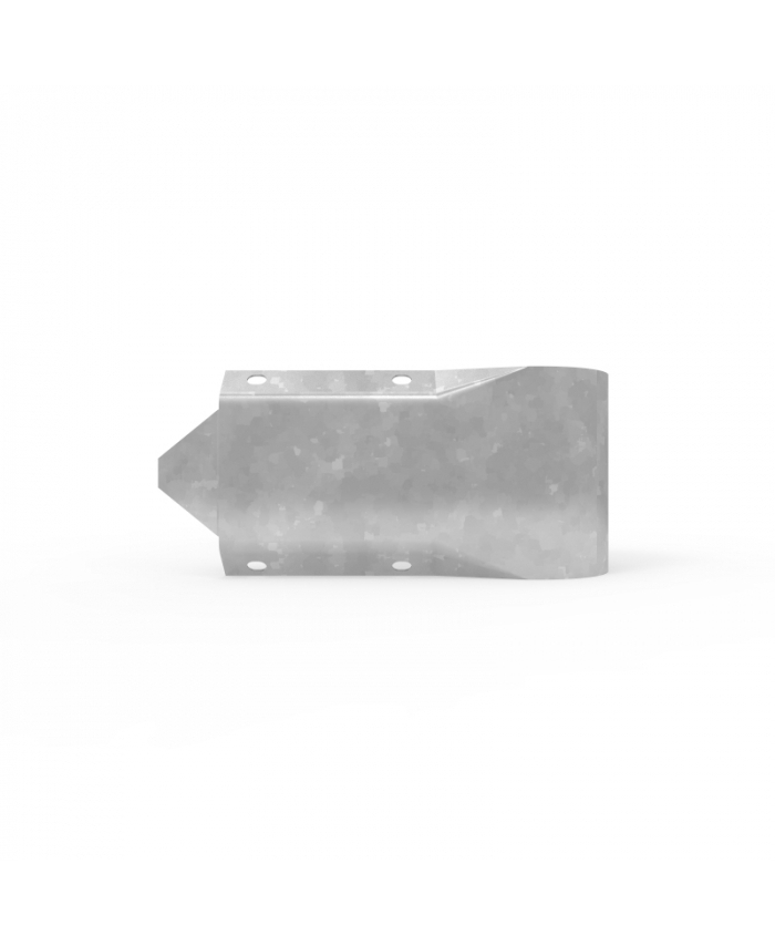W-Beam Stubby Nose End Terminal - Galvanised - Barrier
