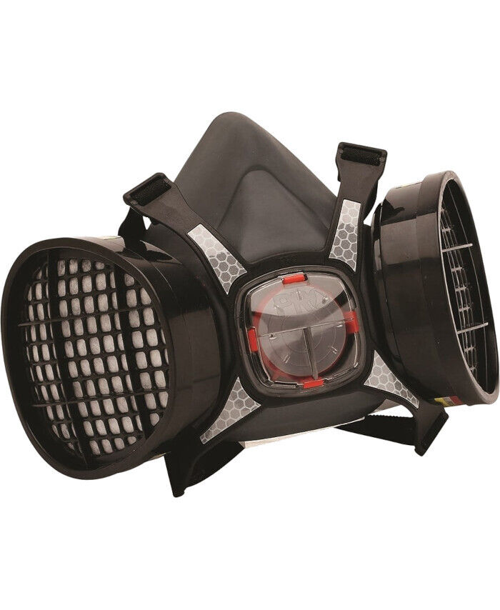 Assembled Half Mask With ABEK1 Cartridges | Respirator | Pro Choice Safety